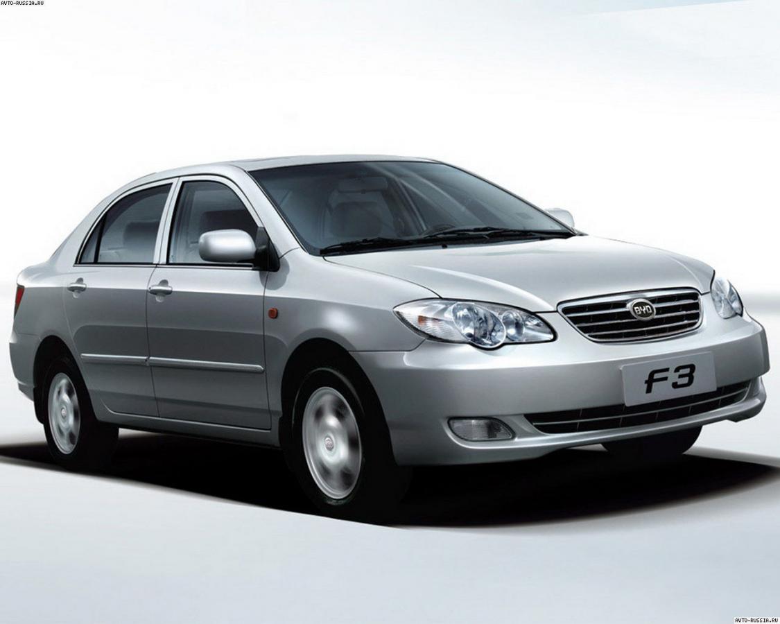 BYD F3 technical specifications and fuel economy